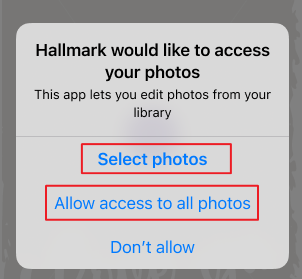 How do I personalize a card on the Hallmark Cards Now app?