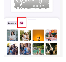 How do I personalize a card on the Hallmark Cards Now app?