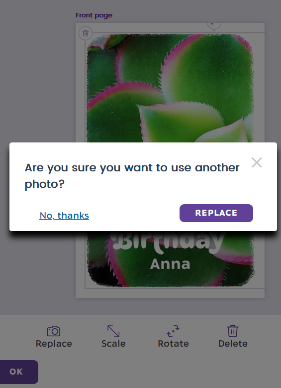 How do I create a Personalized Photo Card?