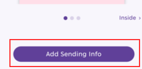 How do I send a card on the Hallmark Cards Now app?