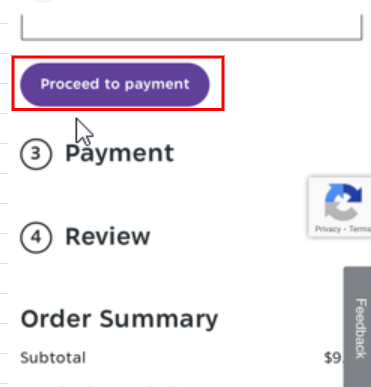 Checkout Process on the Hallmark Cards Now App