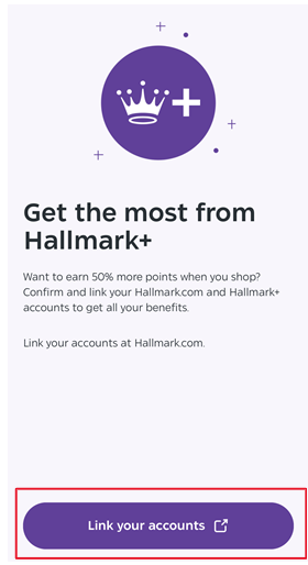 How do I log into the Hallmark Cards Now mobile app?