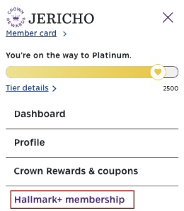 How do I use my Hallmark+ benefits?