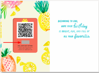 Hallmark Gift Card Greetings